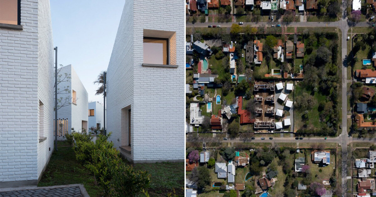 BBOA creates a cluster of seven equal yet unique houses in argentina