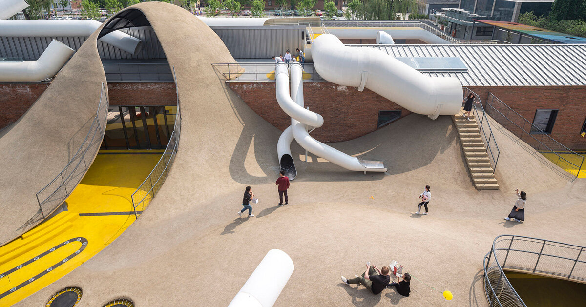 waa transforms beijing warehouse into experiential playscape for children