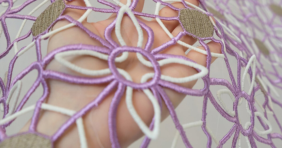 ganit goldstein creates interactive embroidery piece with VR applications