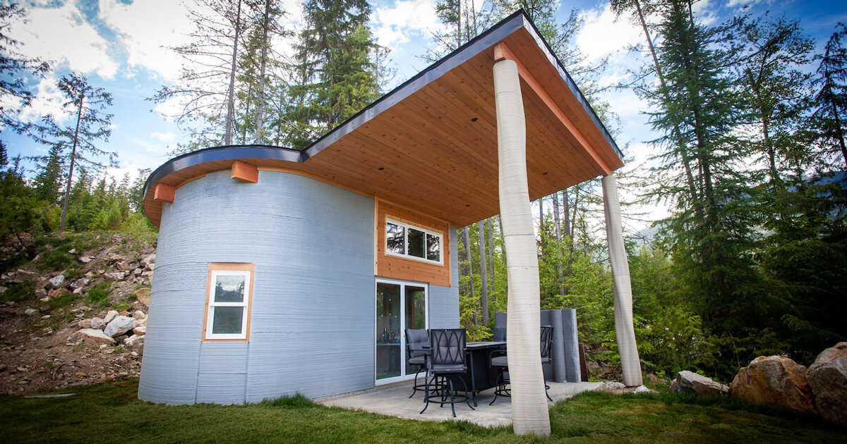 the fibonacci house becomes the first fully 3D printed home on airbnb