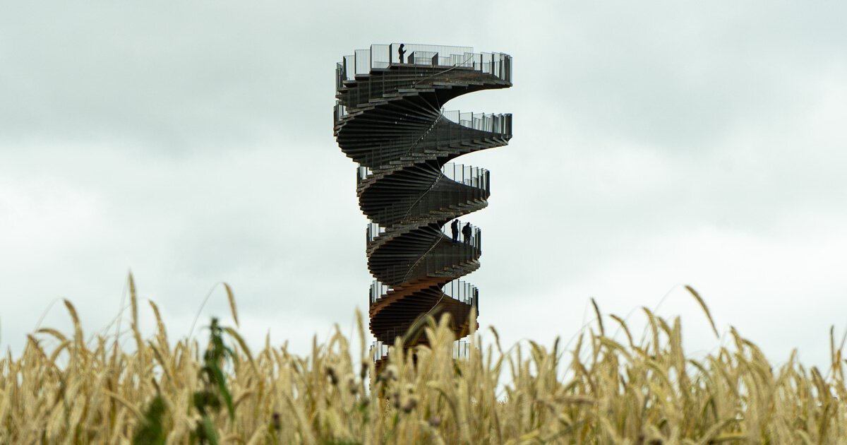 images revealed of BIG's marsk watchtower in denmark