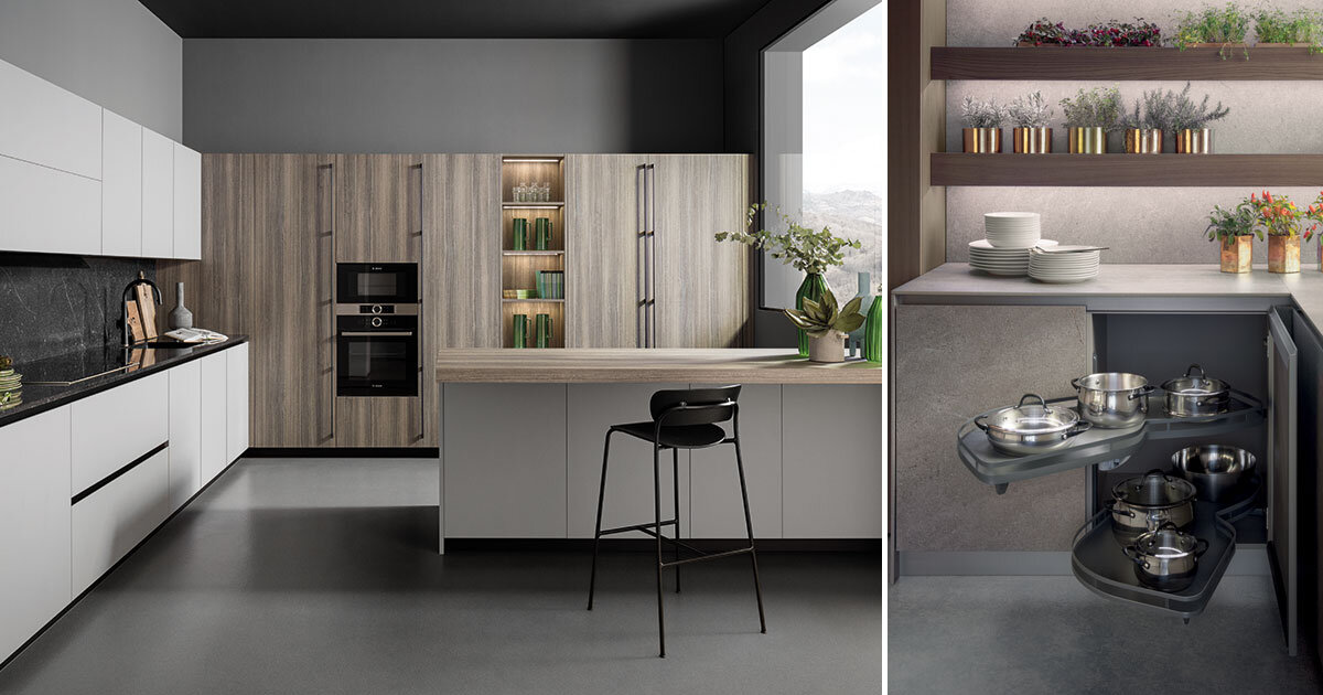 doimo cucine All-arounD tailors kitchens using modular, sustainable system