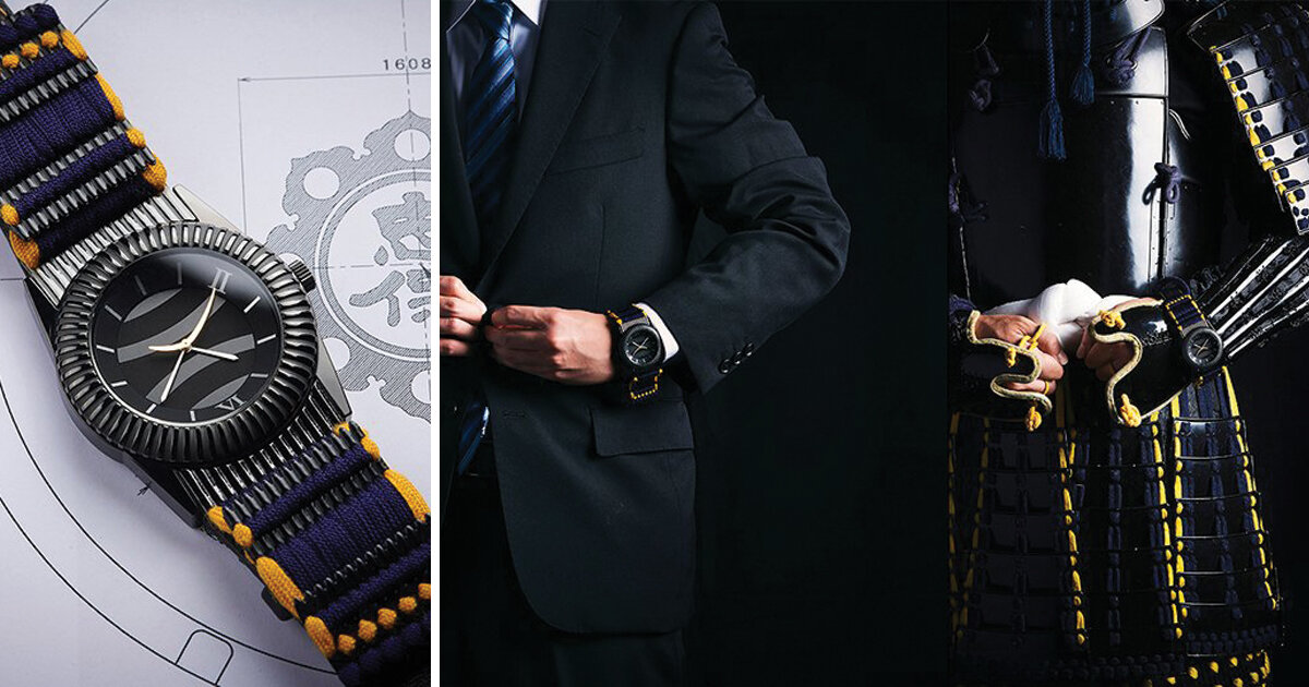 kacchu watch by yusuke taguchi is a truly modern japanese armor watch
