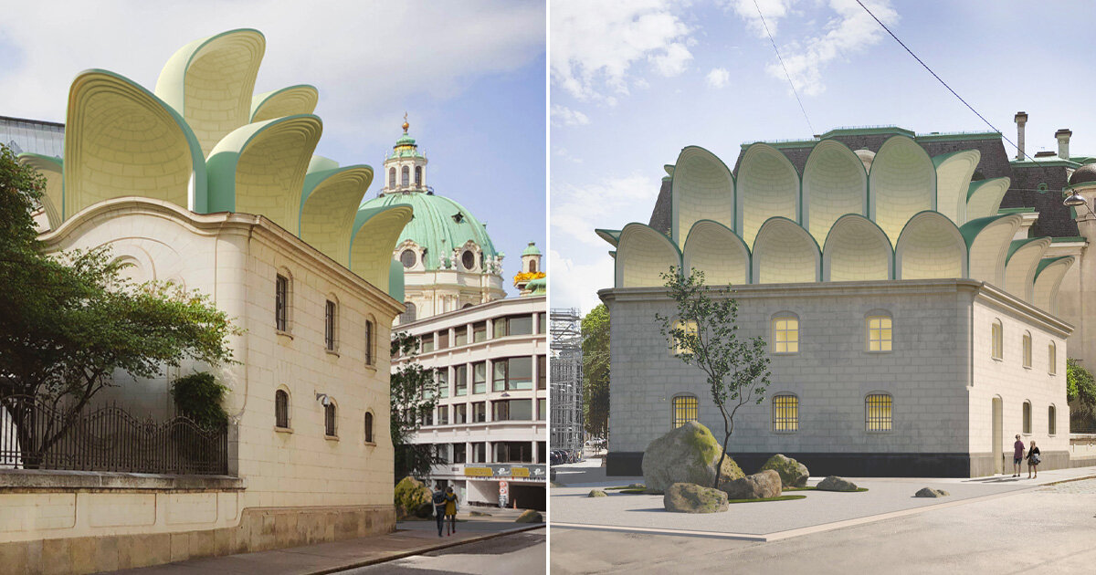 malka architecture designs french embassy extension in vienna