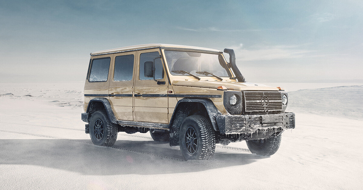 mercedes-benz unveils its updated G-wagen for military operations