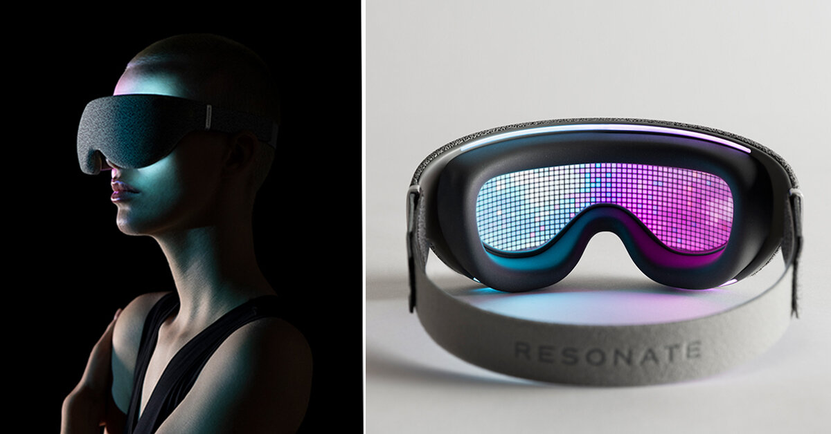 LAYER x resonate 'lightvision' meditation headset