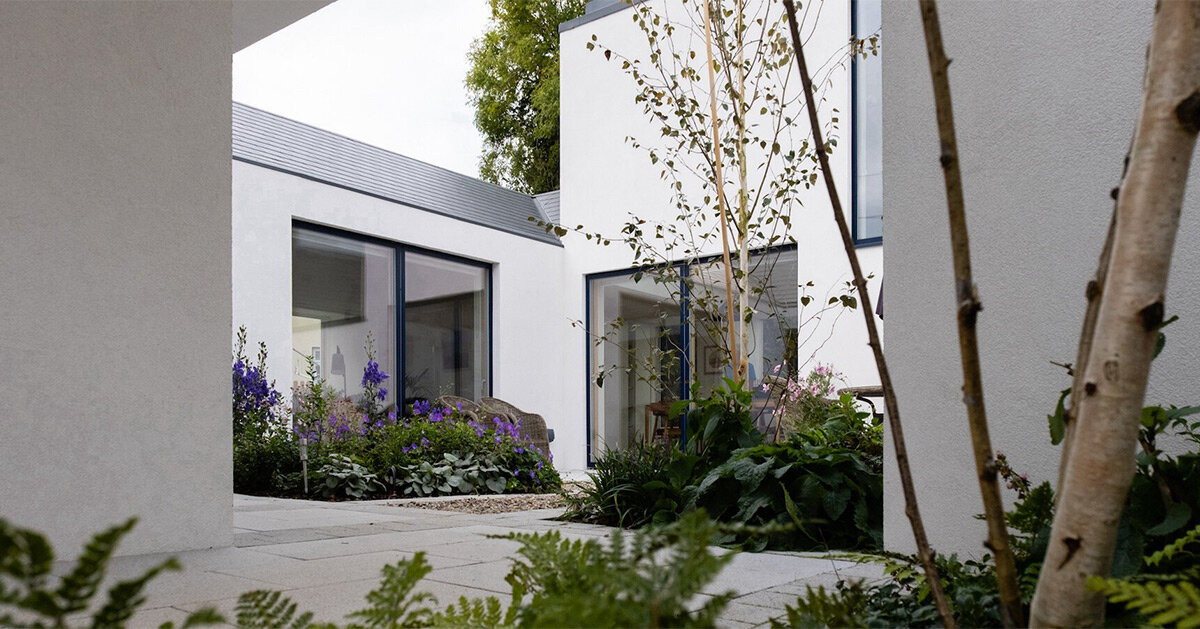 internal courtyard highlights vernacular characteristics of irish rural ...