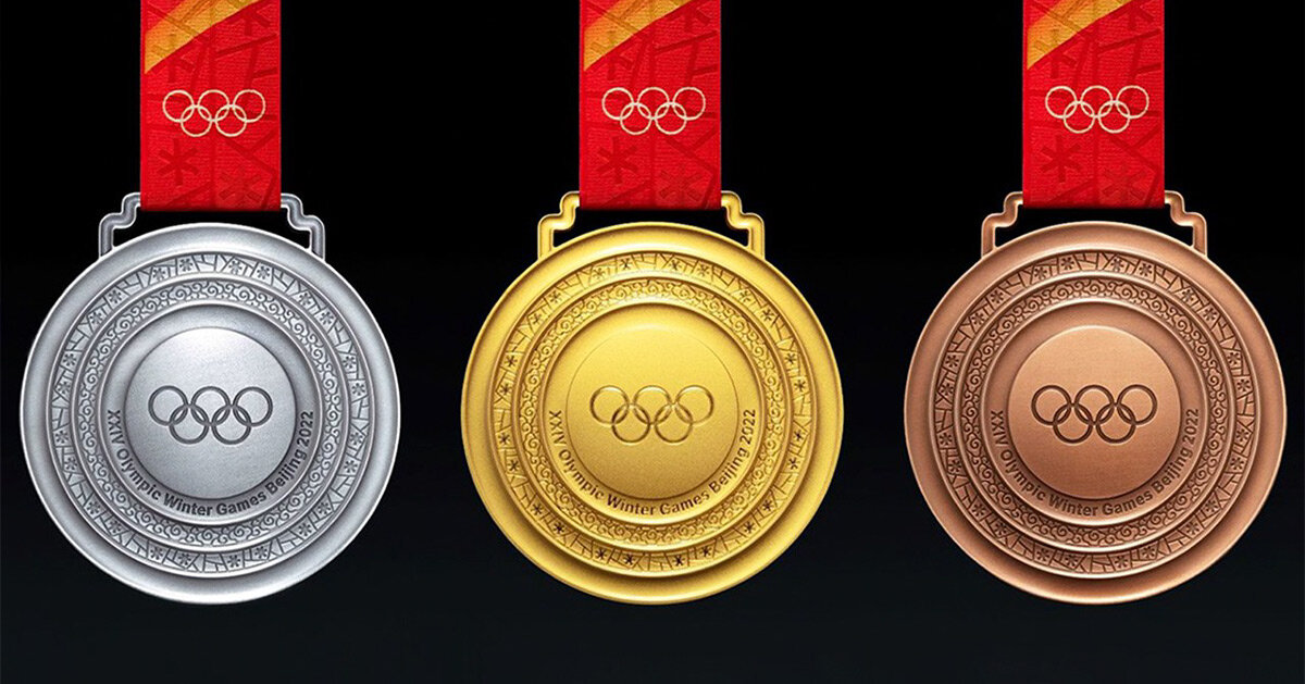 this is what the beijing 2022 winter olympic medals look like