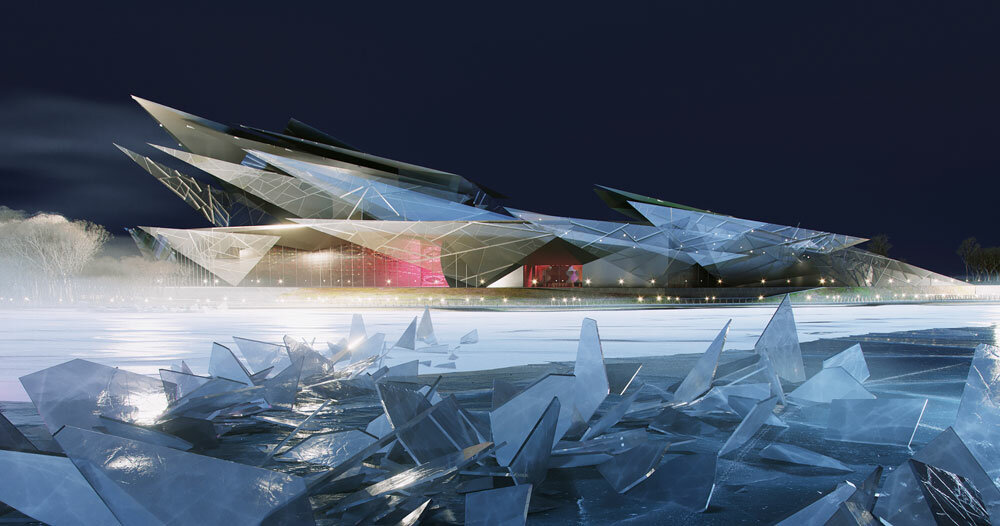 kengo kuma wins design of kamal theater in russia's republic of tatarstan