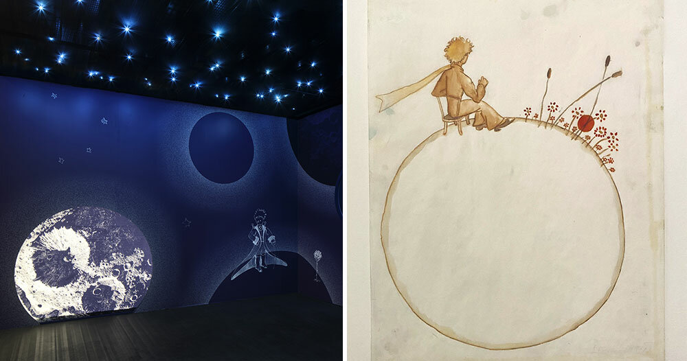 an encounter with the petit prince: original pages now on view in paris