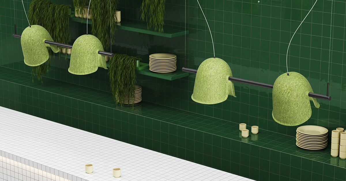 de vorm shapes adjustable pivot lighting series with recycled plastic shade