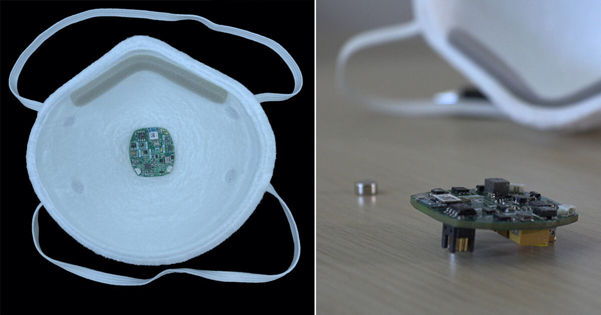 turn your mask smart and monitor your health with FaceBit