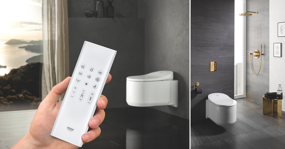 GROHE's shower toilet combines self-cleaning hygiene with functionality