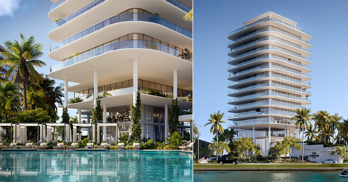 OMA unveils the perigon, its first-ever residential tower in miami beach