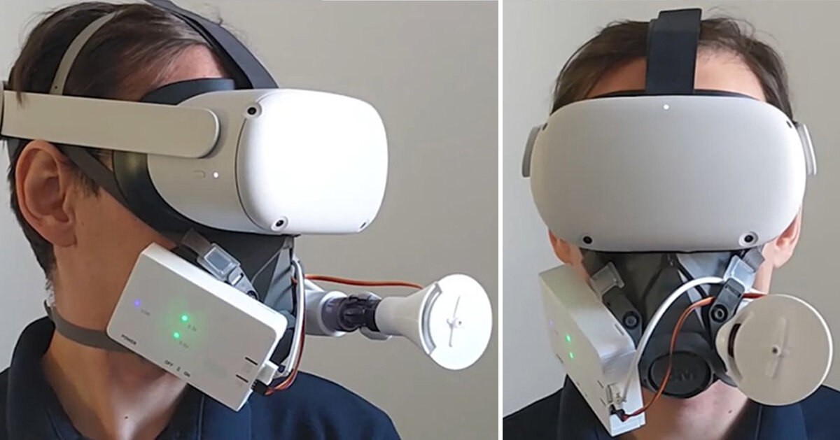 AiRres mask enhances VR experience by utilizing breathing resistance