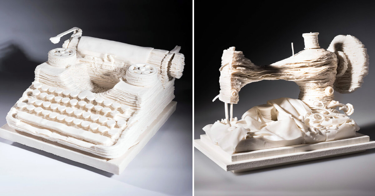 detailed porcelain works of ceramic artist anne butler look back at the ...