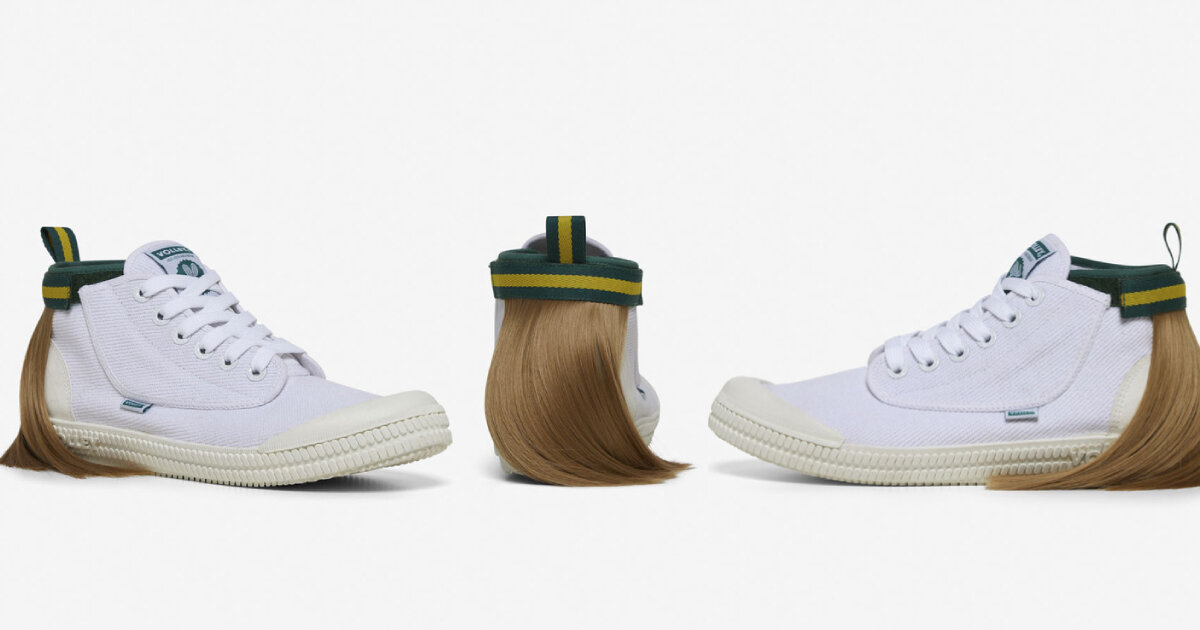 ‘mullet shoes’ bring the 80s hairstyle to people’s feet for a good cause