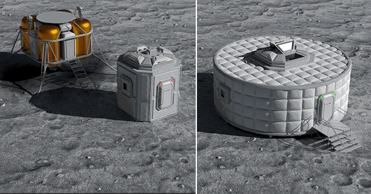 'blompod' moon habitat by jakub pietryszyn