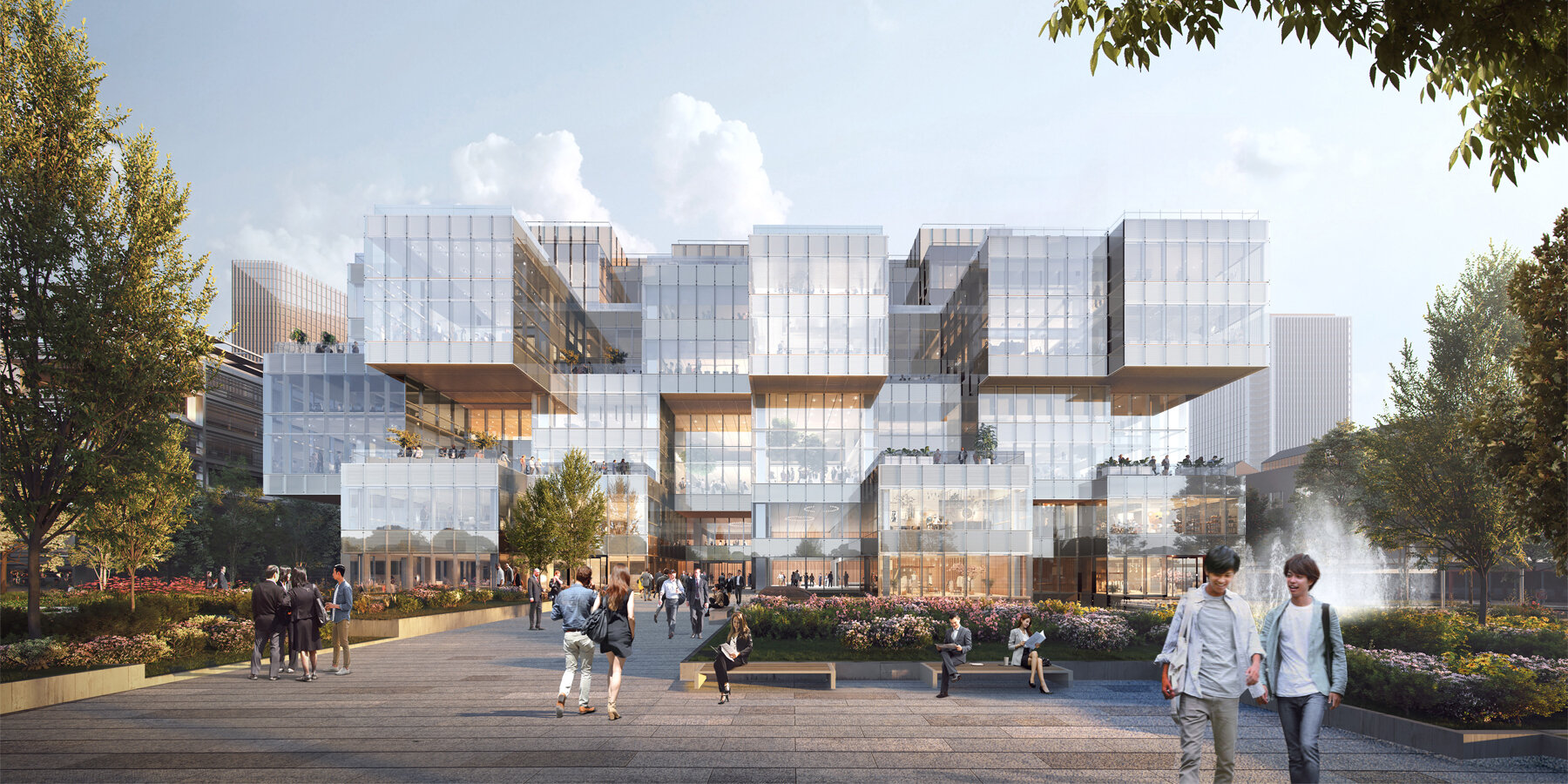 SOM reveals proposal for new alibaba headquarters in shanghai