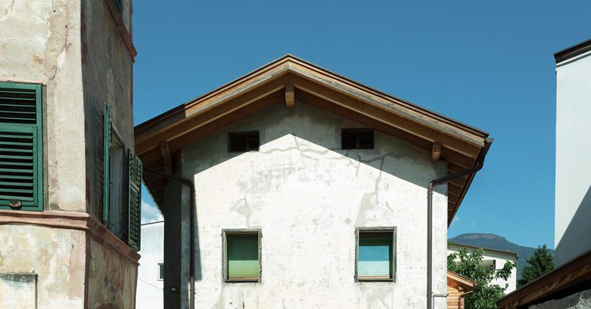 messner architectss 20/A doubles as home and art studio in italy