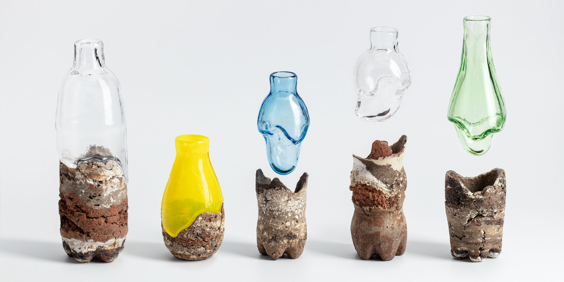 'fuwa fuwa' ceramic & glass series by yusuké y. offhause