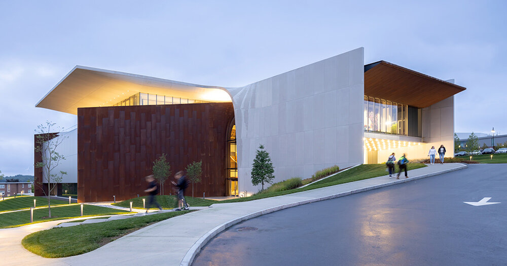 holy cross receives cross-shaped arts hub by diller scofidio + renfro