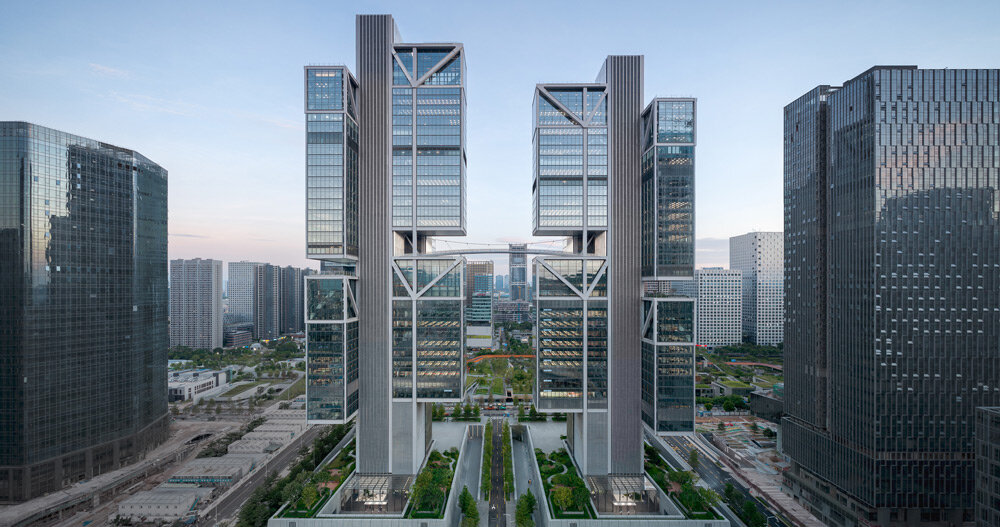 foster + partners completes 'sky city' DJI headquarters in shenzhen