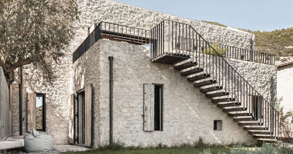 peloponnese rural house by ivana lukovic reinterprets the traditional ...