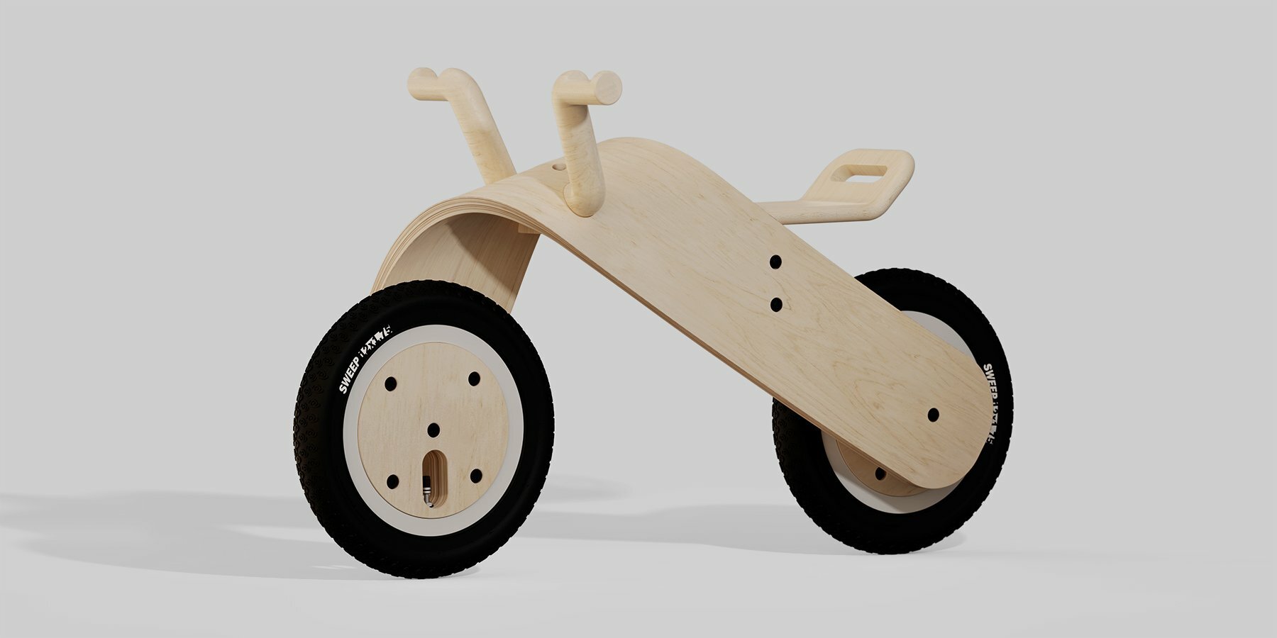 meet the 'sweep bike' for children by bored eye design