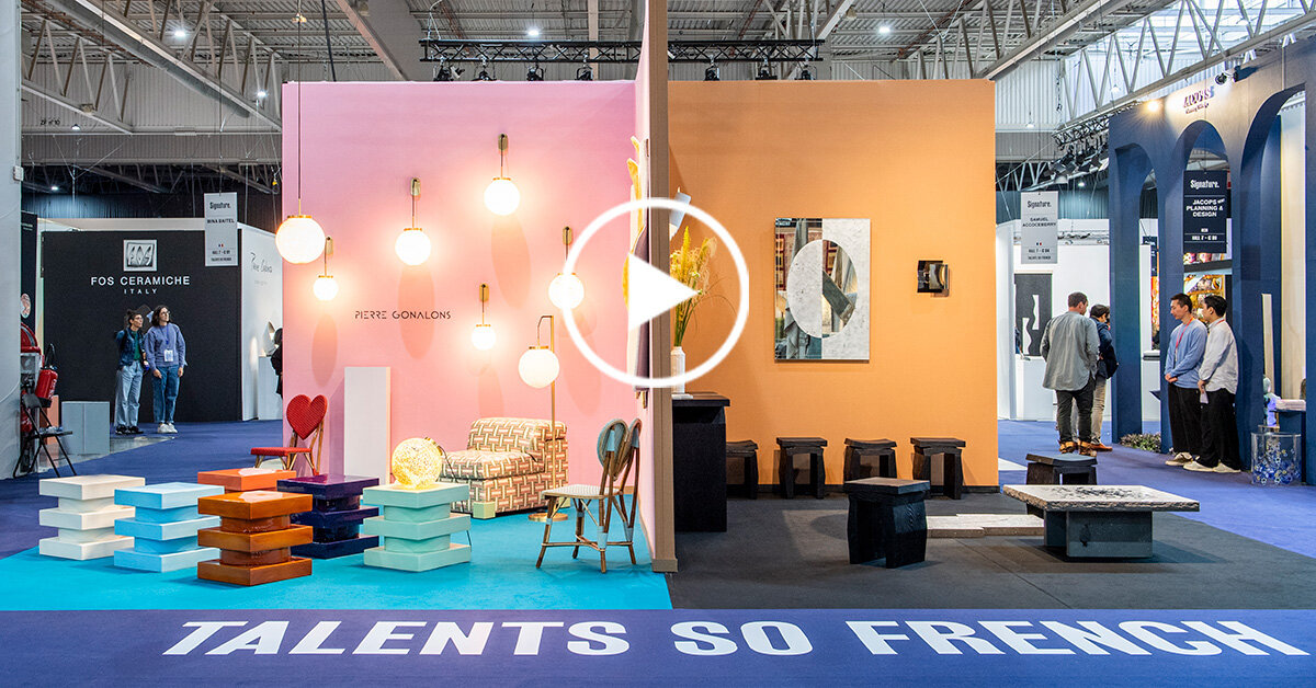 watch: talents so french designers explore materiality at maison&objet ...