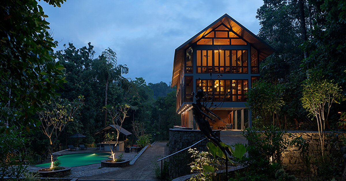 locally sourced timber infuses moksha hotel in sri lanka with nature