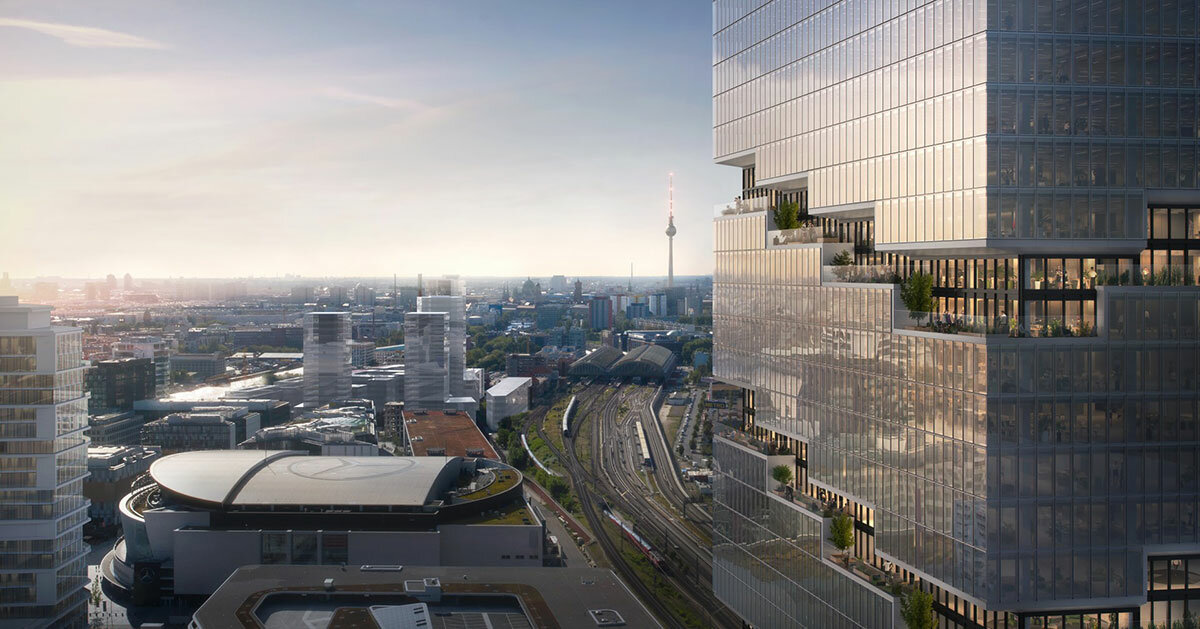 BIG designs one of germany's 'healthiest high-rise' tower in berlin