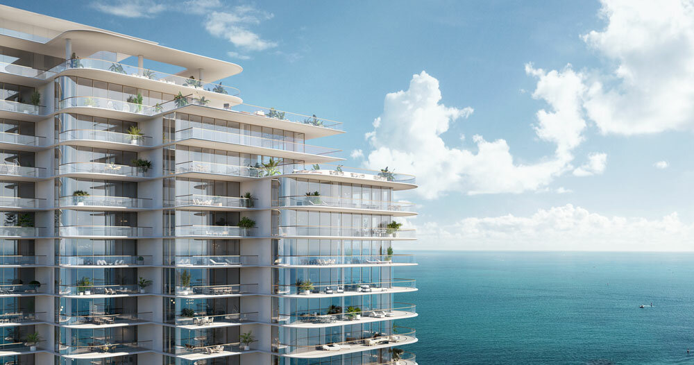 OMA's first residential tower in miami 'the perigon' reveals its sunlit ...