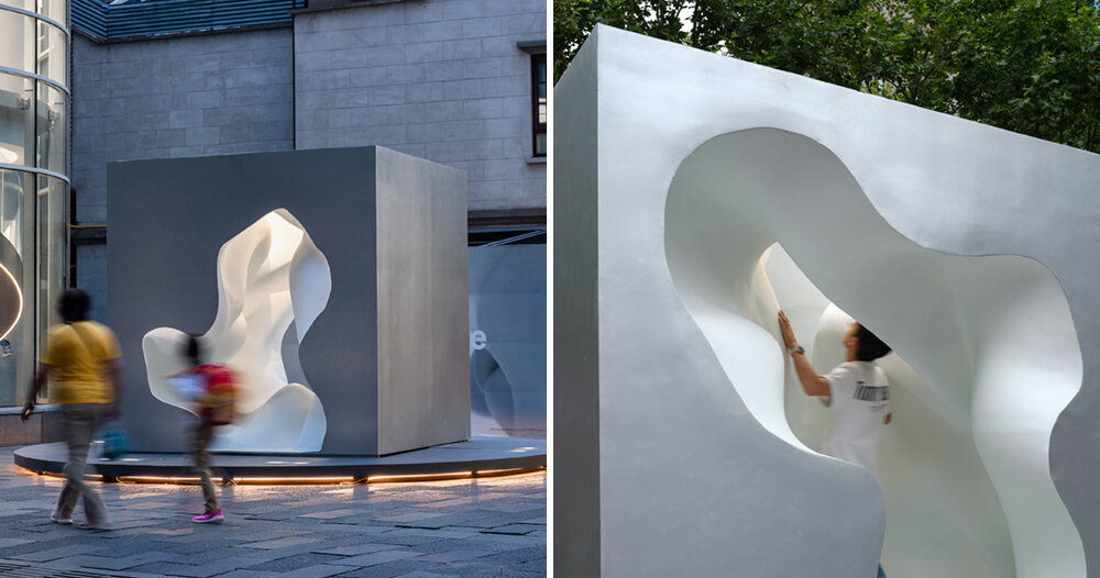 atelier ping jiang | EID arch sculpt a fluid 'micronature' in shanghai