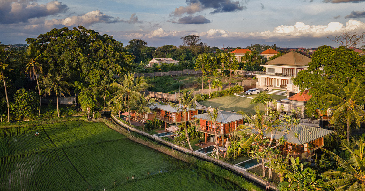 stilt studios' prefab treehouse complex treads lightly on the lush ...