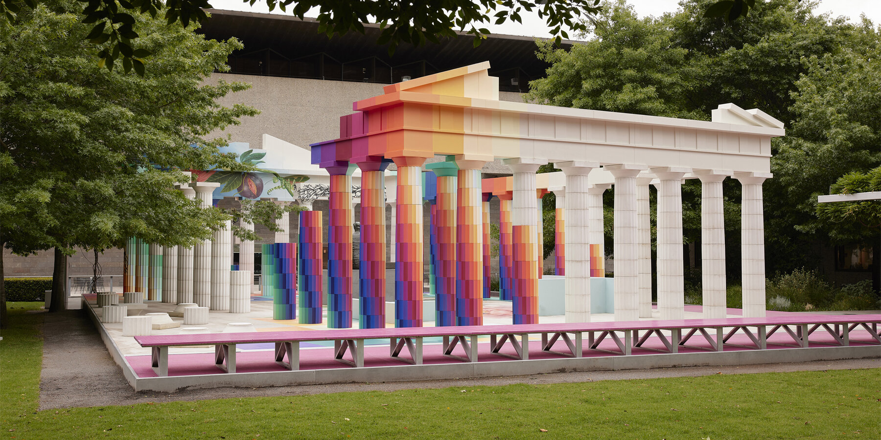 the spellbinding 'temple of boom' opens to the public in melbourne