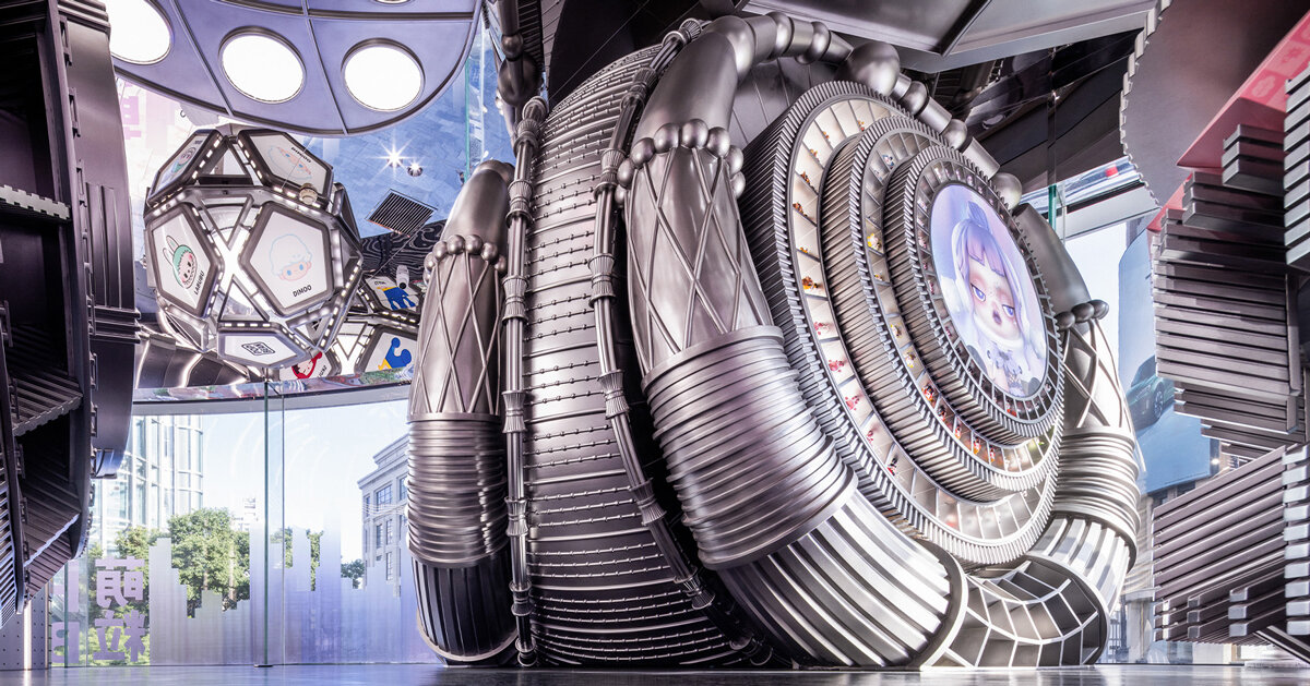 x+living crafts immersive journey for POP MART's shanghai store