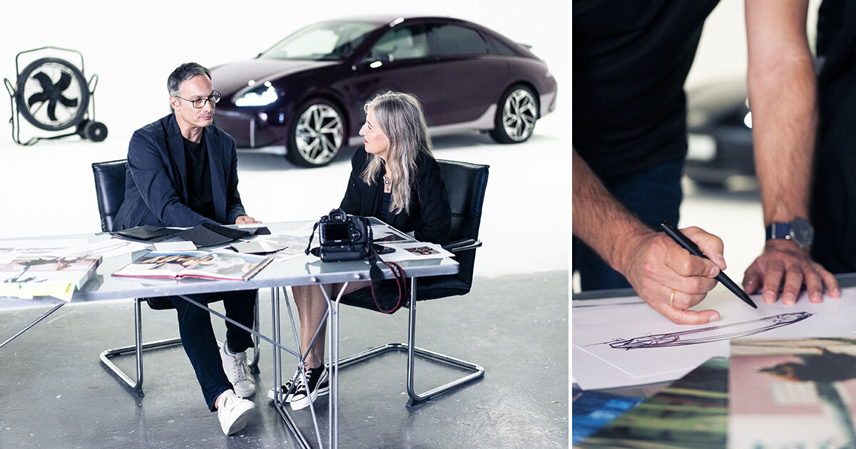 fashion photographer captures exclusive insights of hyundai's IONIQ 6