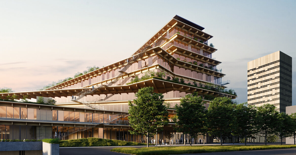 interview: kengo kuma shifts milan’s urban design with layers of wood ...