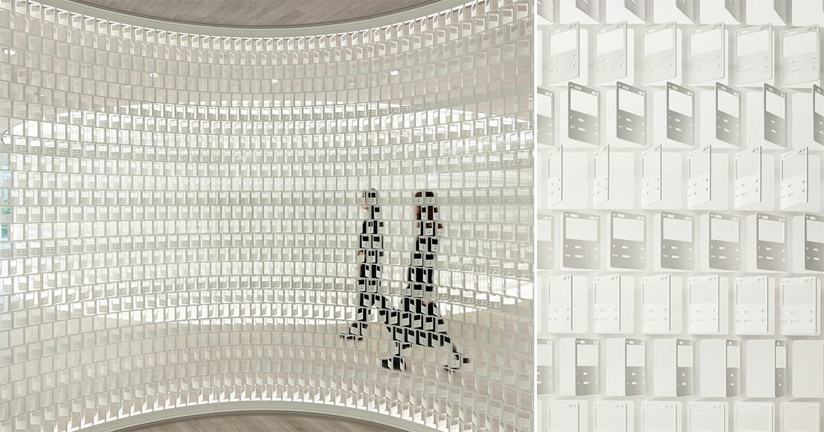 nendo engraves intricate patterns of pokémon cards into new office's ...