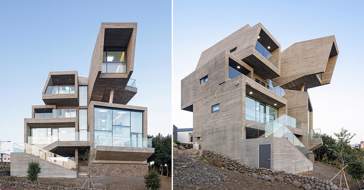 moon hoon stacks concrete volumes to build 'pacific residence