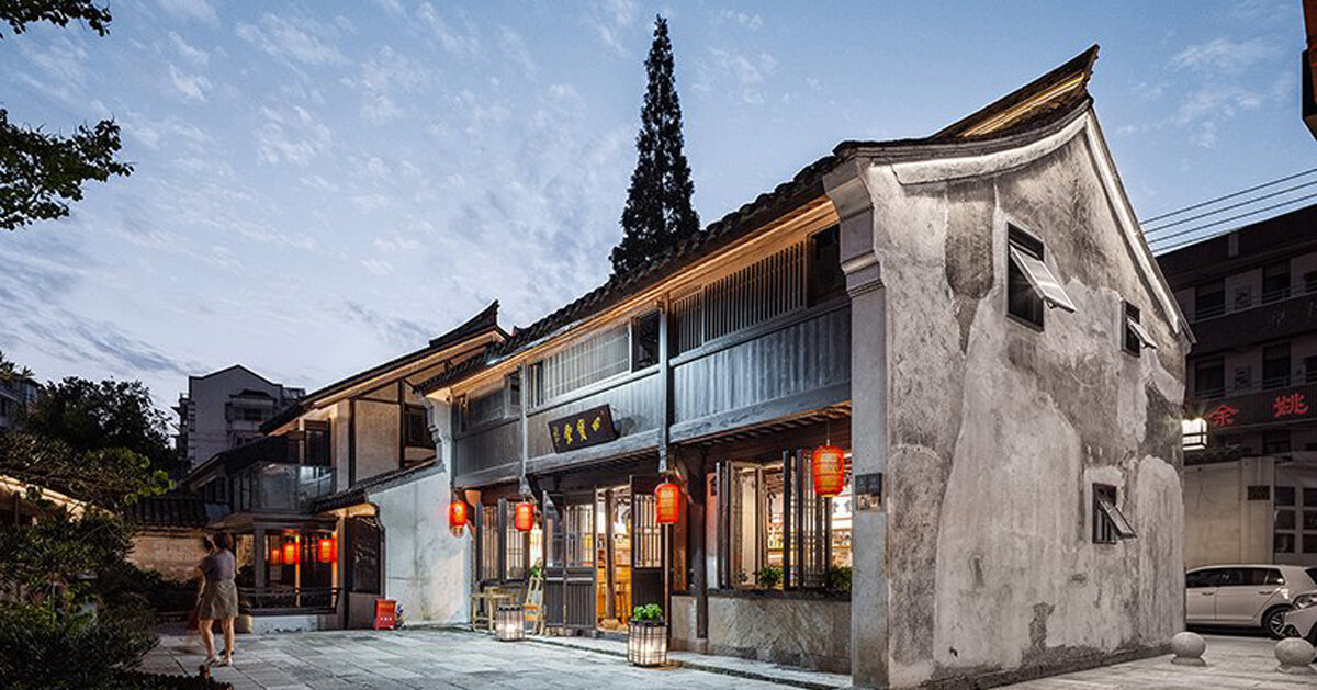 urbanfabric design revives ancient chinese yangming town