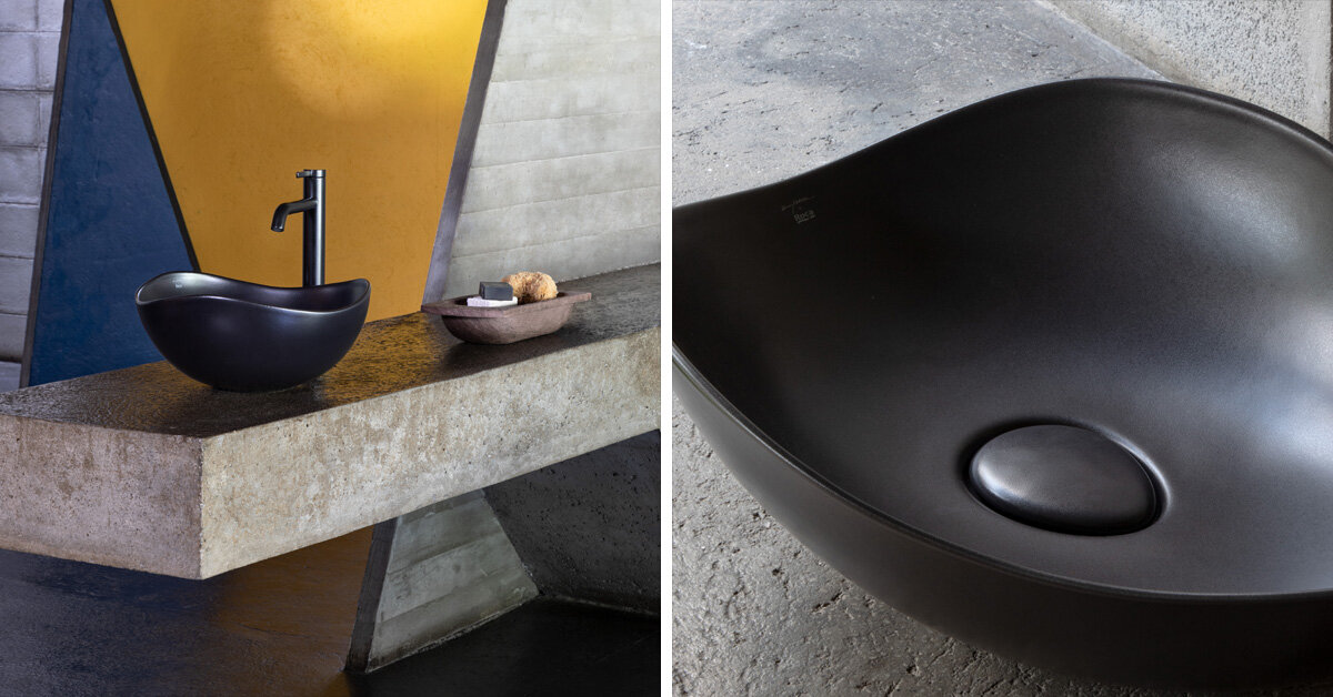 roca homages brazilian modernist ruy ohtake with anniversary washbasin