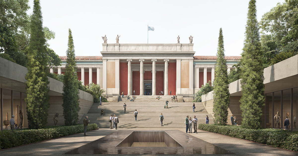 chipperfield wins contest to expand athens archaeological museum