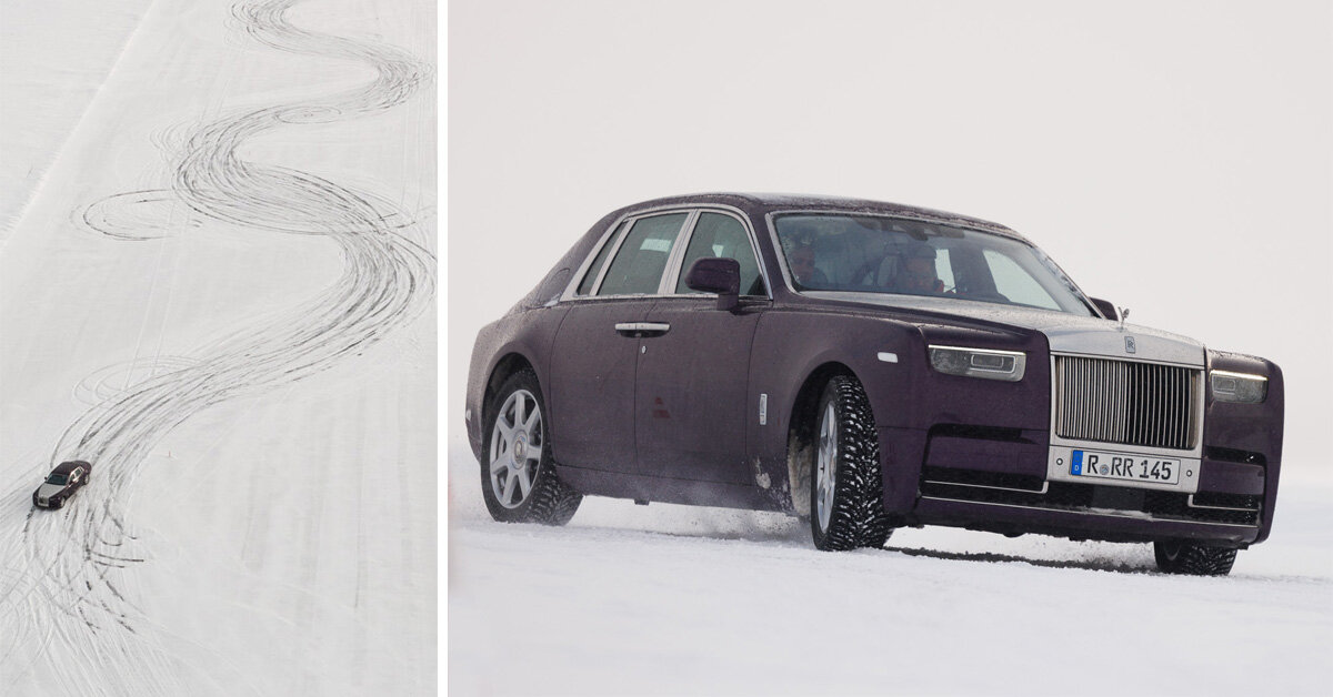 rolls-royce magic carpet experience: the phantom on ice