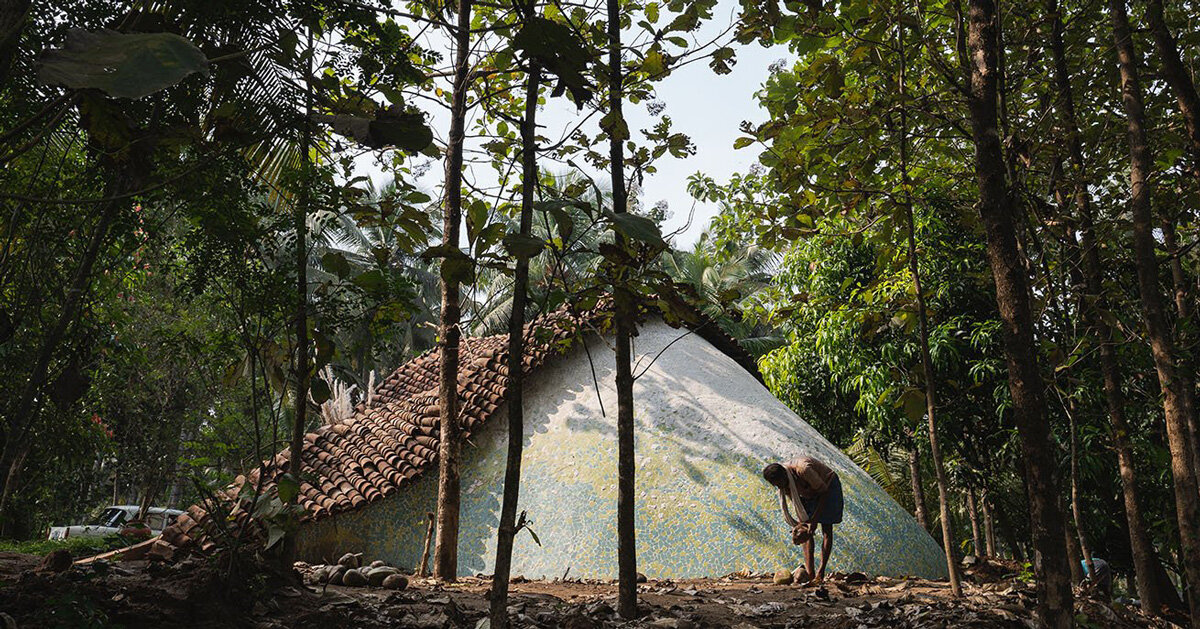 earthscape studio tops indian earthen farmhouse with brick vaults