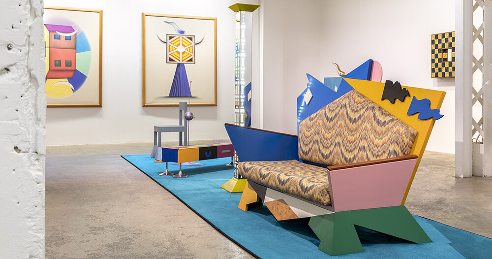 galerie kreo exhibits mendini's eclectic works with 'caro alessandro'