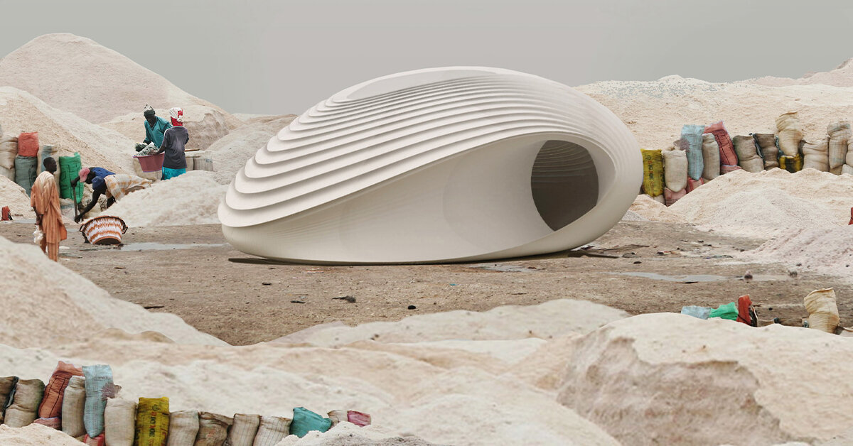 HASSELL & nagami develop 3D-printed public pavilion for harsh climates