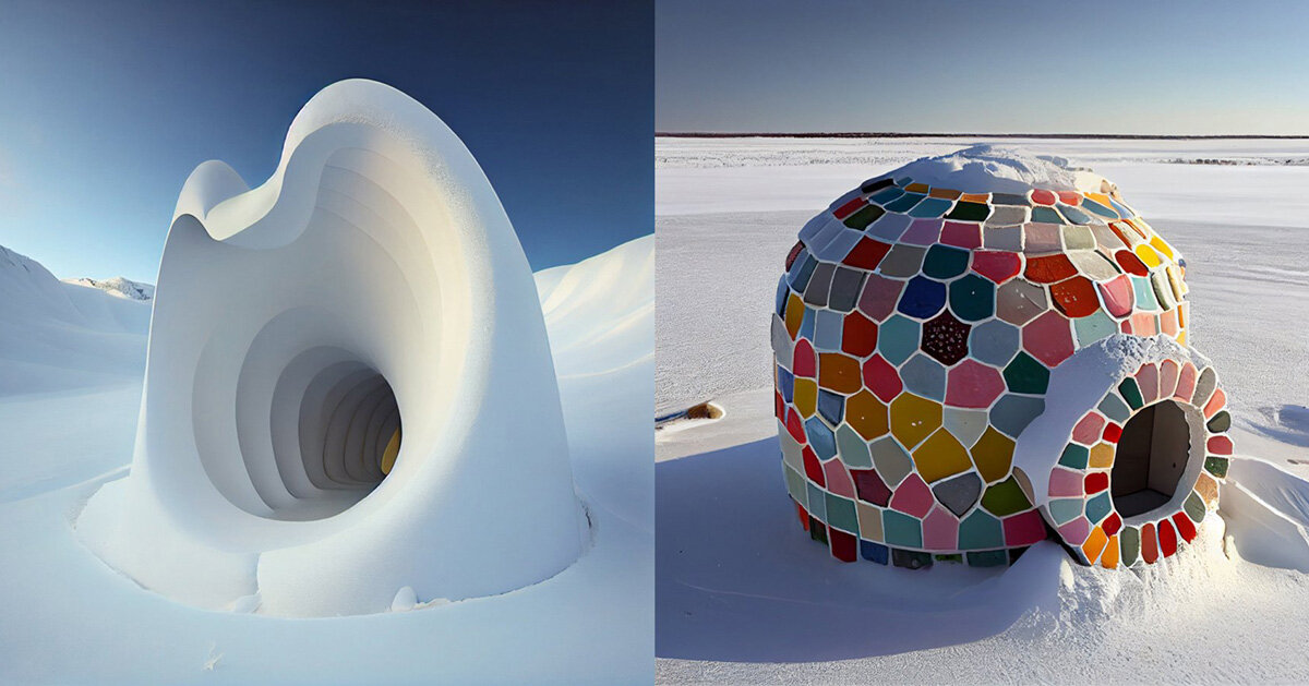 yongwook seong's arctic structures fuse land with living forms