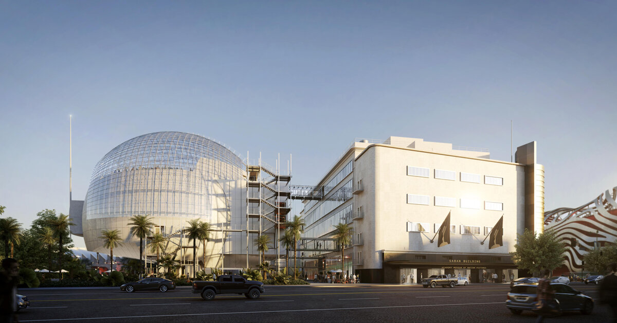 saflex structural interlayer supports glass sphere in hollywood
